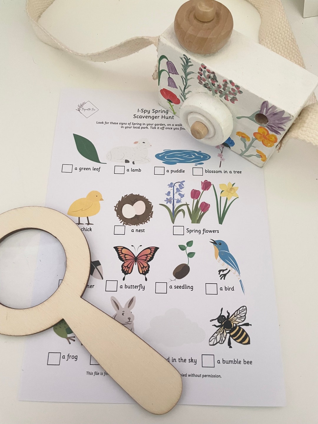 I-spy Spring Scavenger Hunt Activity Printable Children Game - Etsy