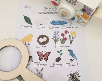 I-spy Minibeasts Scavenger Hunt Printable Insects Bug Hunt Children's ...