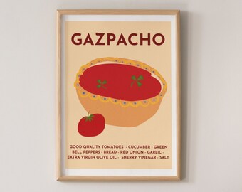 Gazpacho Drawing - Etsy