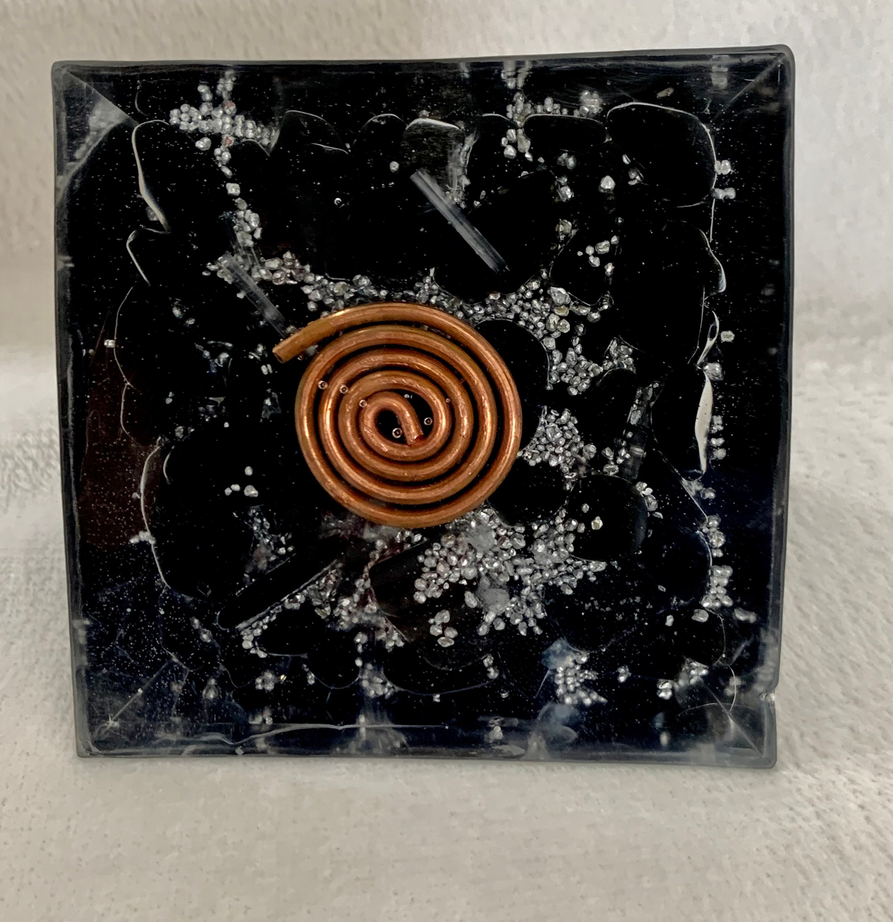 Black Obsidian Orgone Pyramid - Etsy