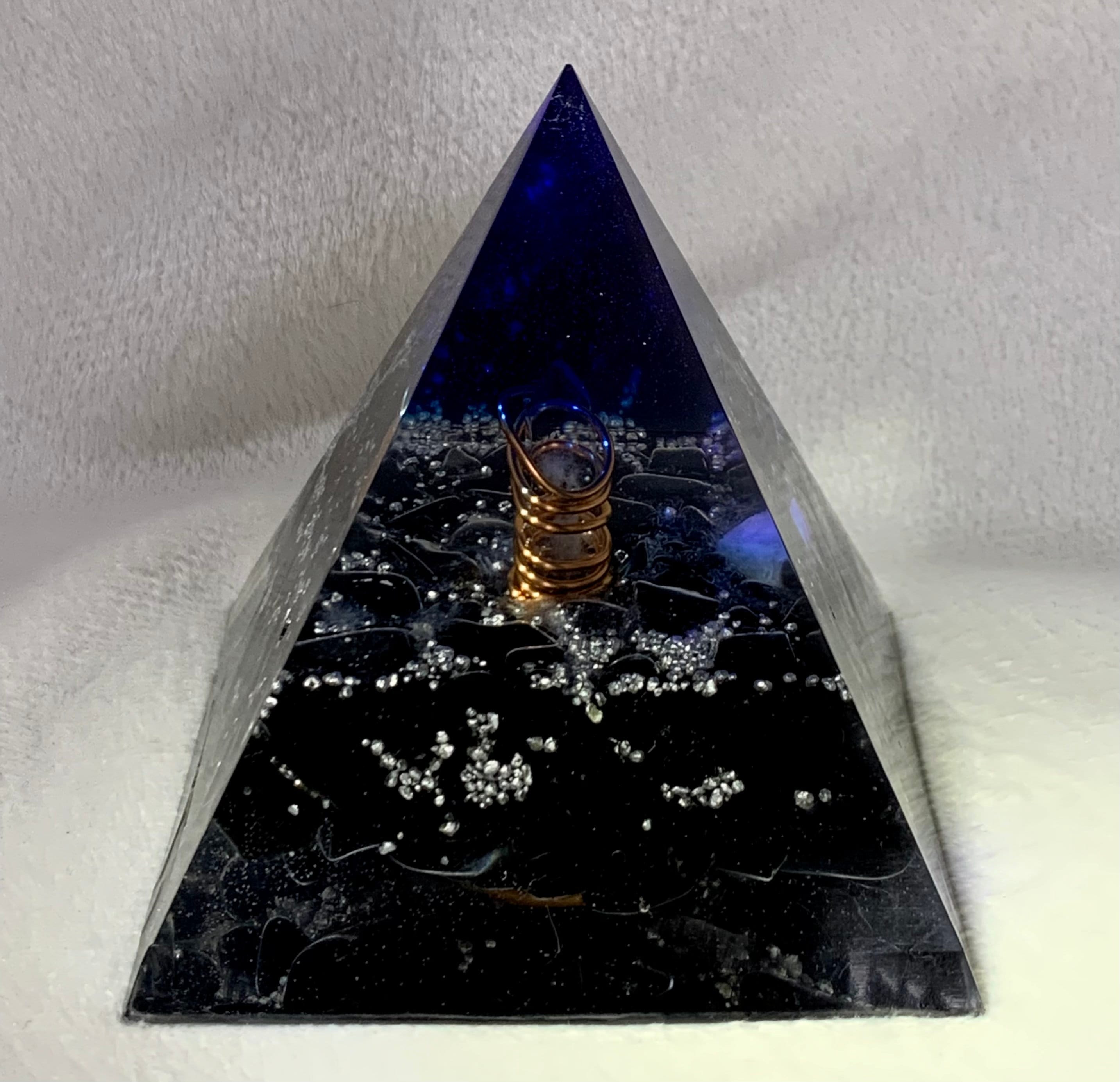 Black Obsidian Orgone Pyramid - Etsy
