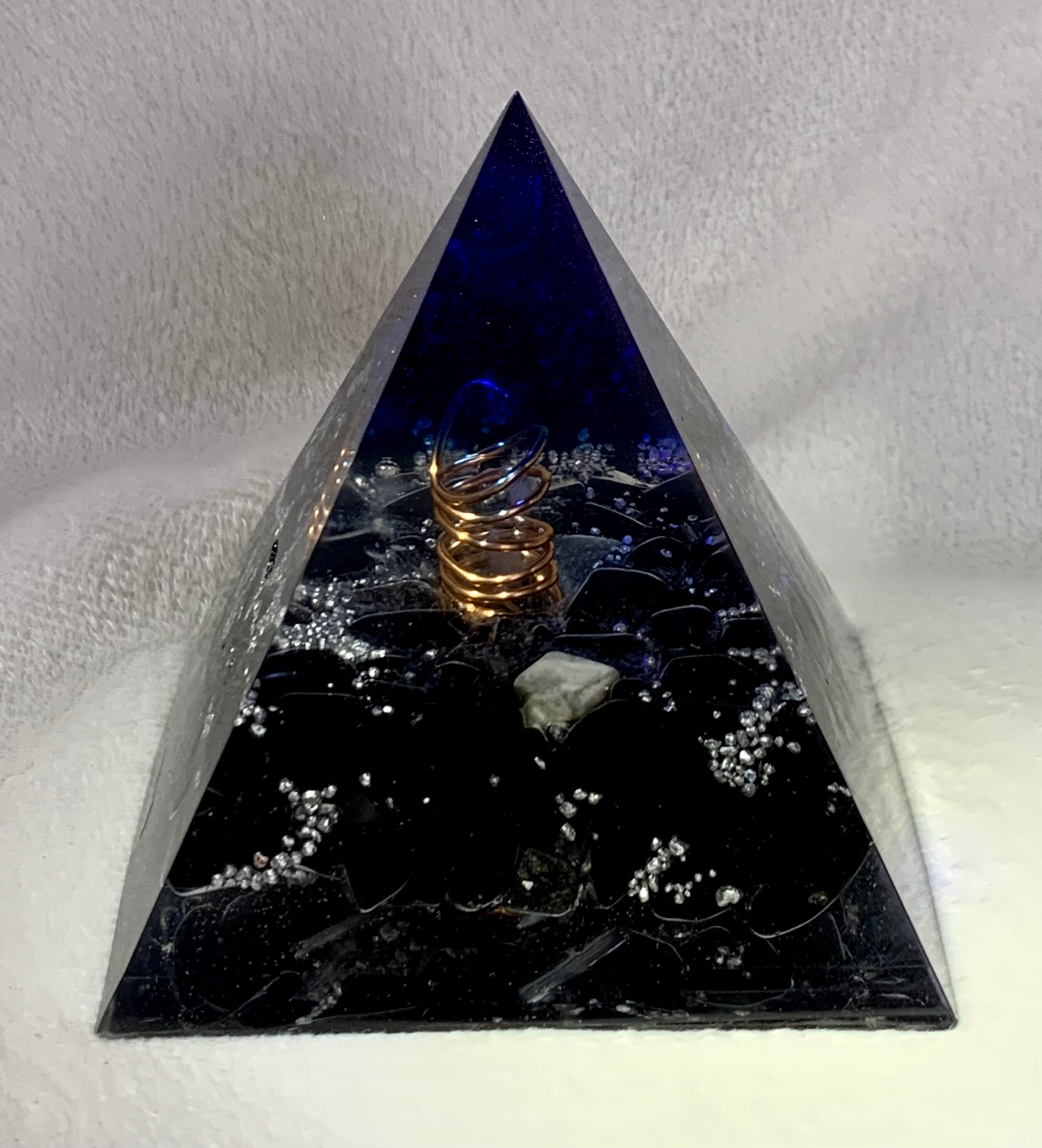 Black Obsidian Orgone Pyramid - Etsy