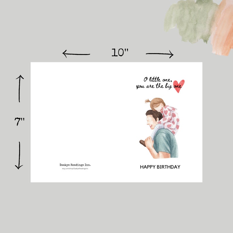 Little One Printable Birthday Card, Printable Happy Birthday Card ...