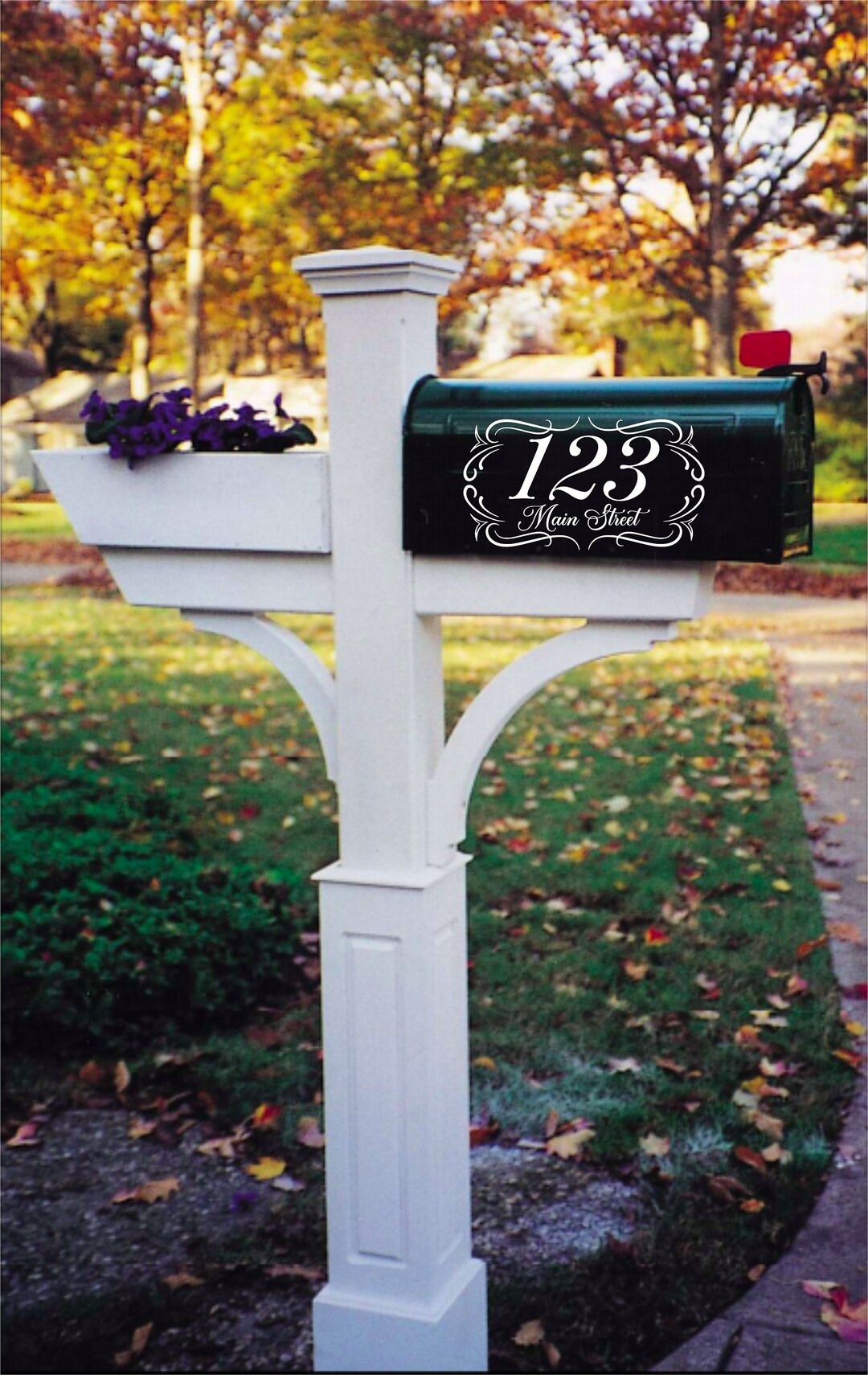 Address Decal for Mailbox - Etsy