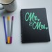 Mr. and Mrs. Decal Permanent - Etsy