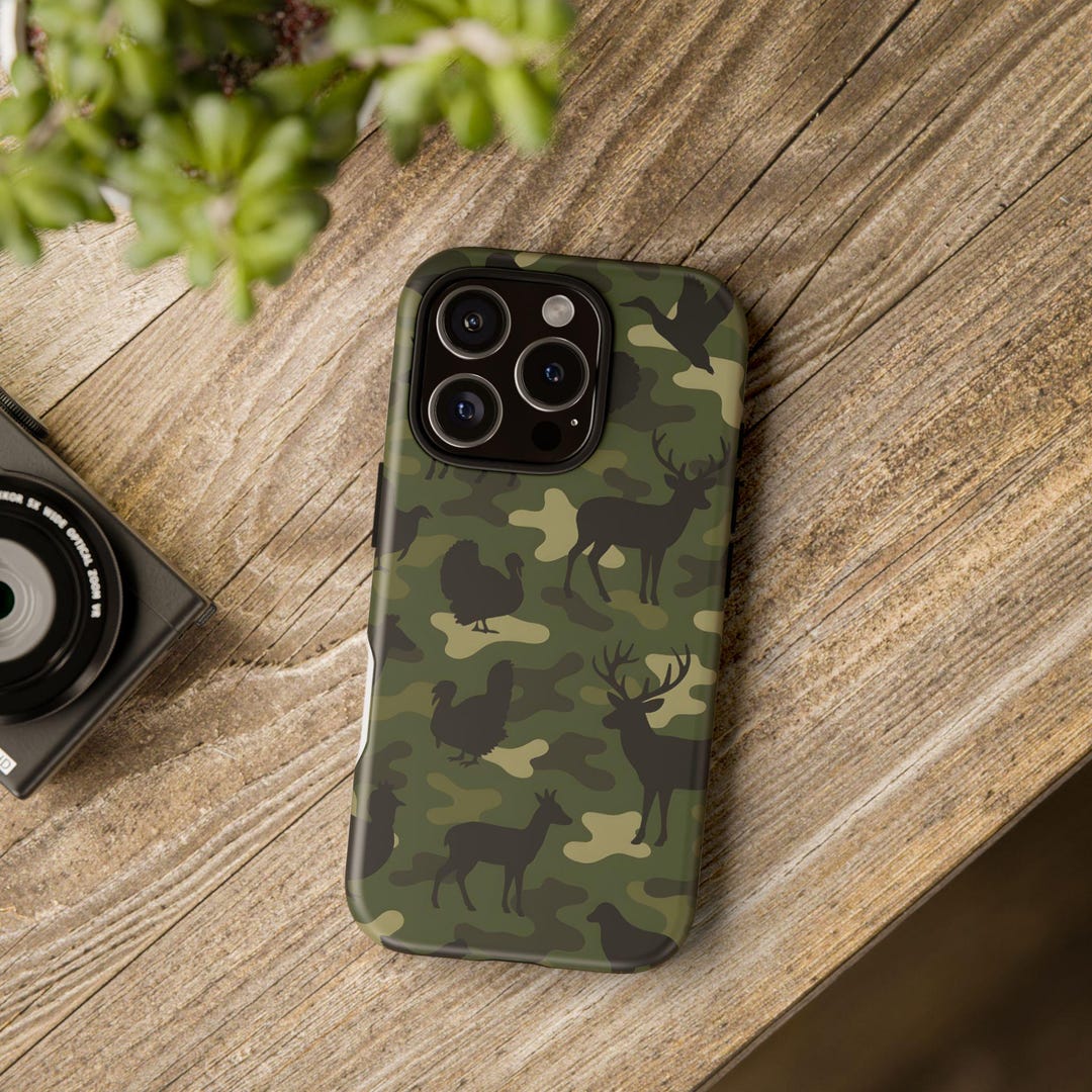 Hunting Phone Case, Camoflauge Hunting Phone Case for iPhone 8 9 10 11 ...