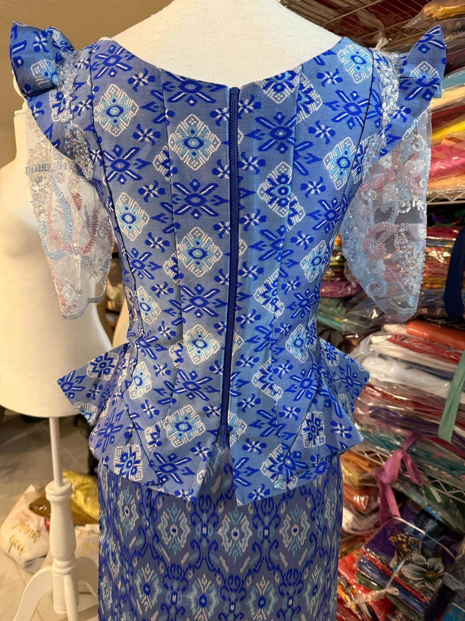 Cambodian Traditional Outfit Size M, Top Bust 37 Inches Waist 32 Inches ...