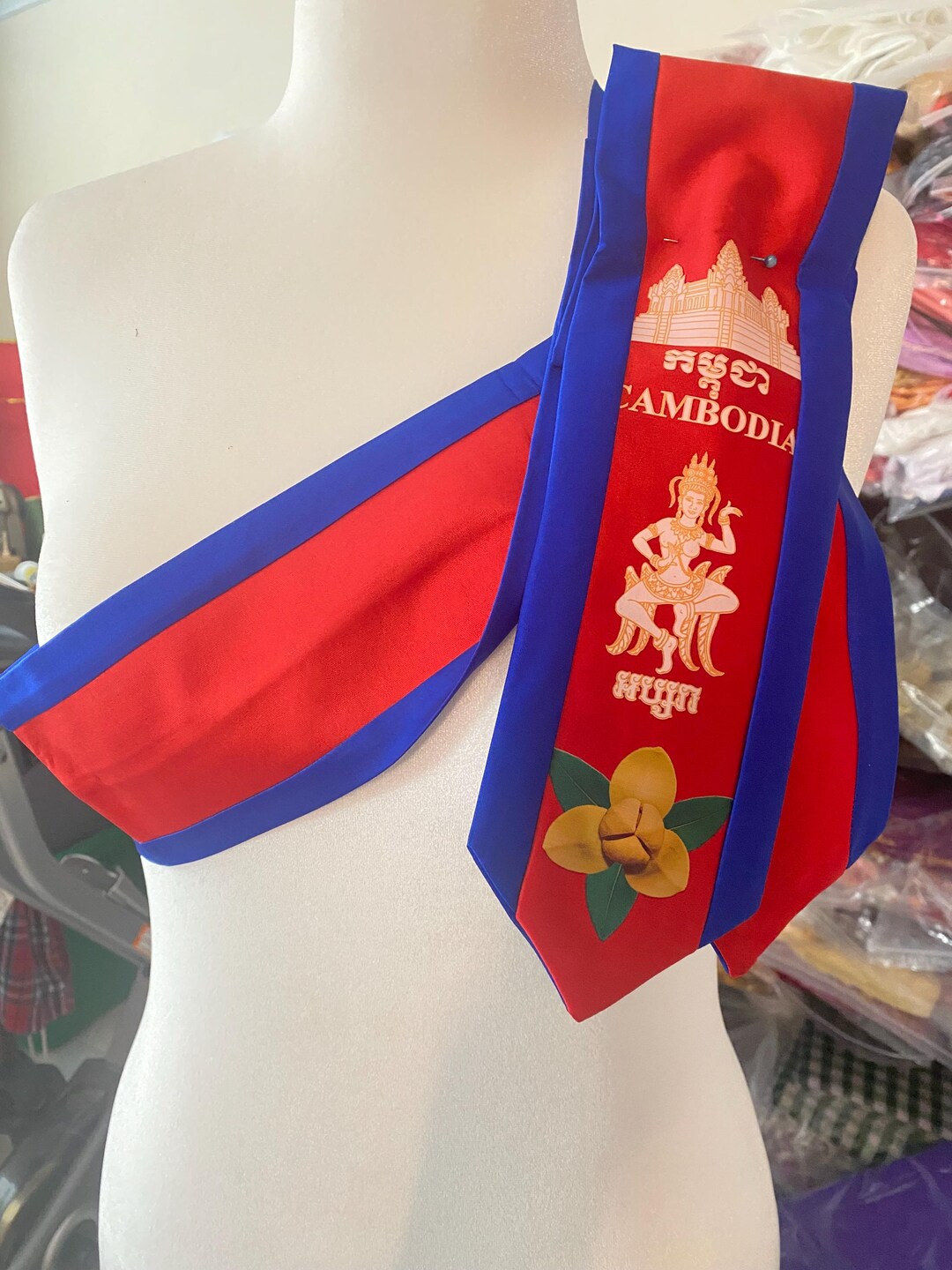 Cambodian Traditional Sash - Etsy