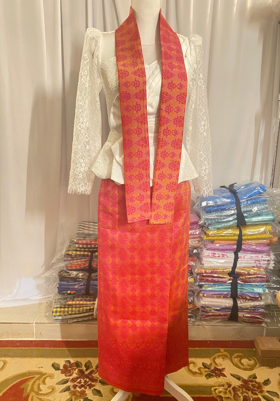Cambodian Traditional Outfit - Etsy