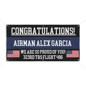 Air Force Basic Training Graduation Banner for Military Soldier ...