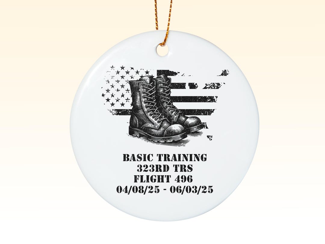 Air Force Basic Training Graduation Ornament Personalized Military BMT ...