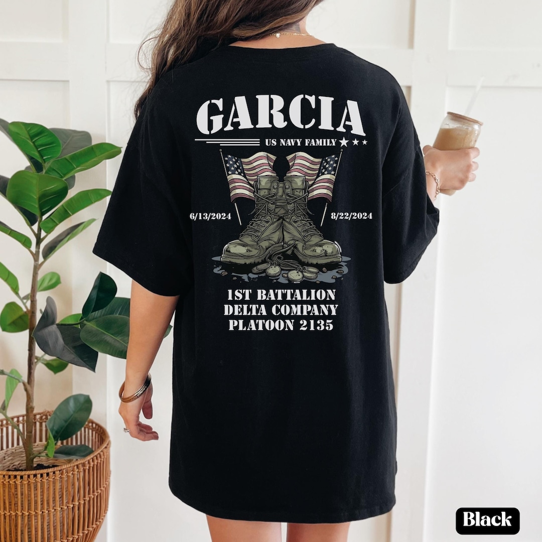 Military Boot Camp Graduation Shirt Personalized Basic Training Family ...