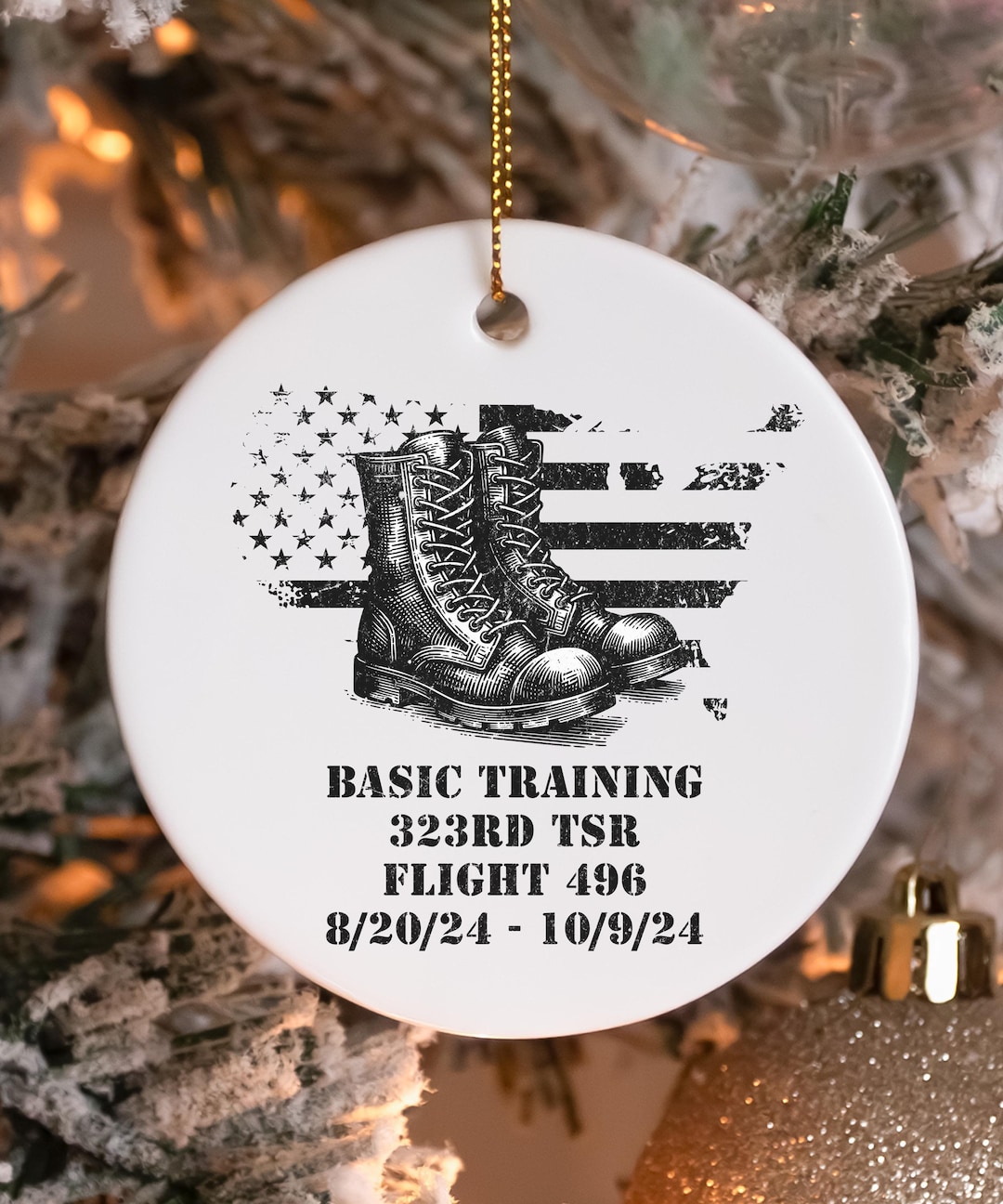 Air Force Basic Training Graduation Ornament Personalized Military BMT ...