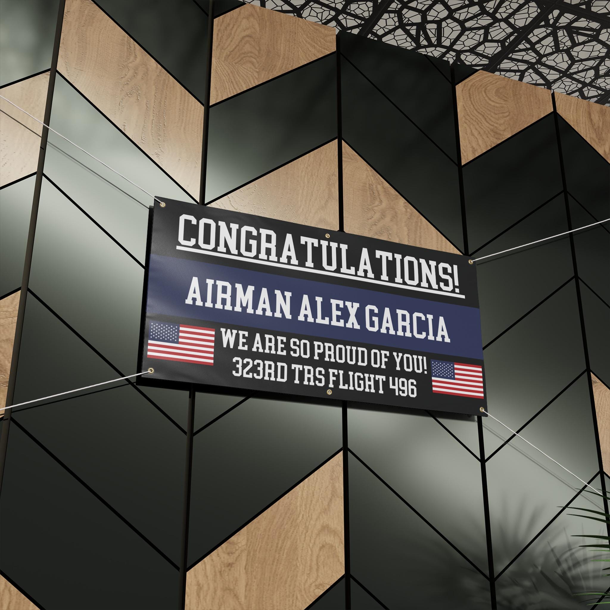 Military Graduation Banner for Basic Training Air Force Space Force ...
