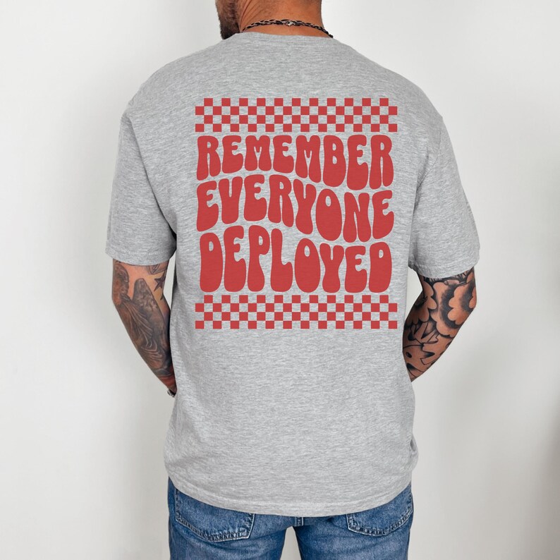 Remember Everyone Deployed SVG PNG on Fridays We Wear Red Military ...
