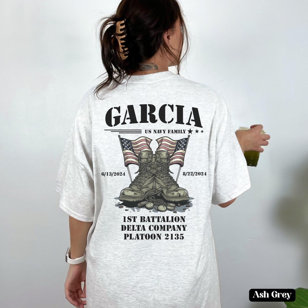 Military Boot Camp Graduation Shirt Personalized Basic Training Family ...