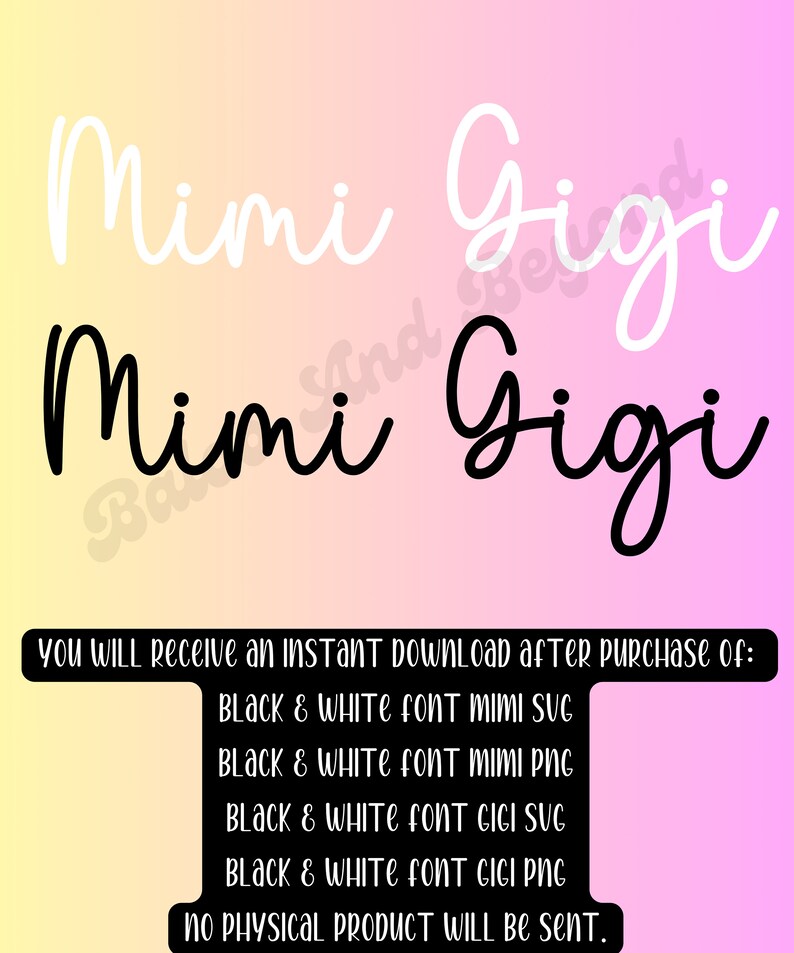 Gigi Png, Mimi Png, Gigi Svg, Mimi Svg, Minimalist Shirt Design ...
