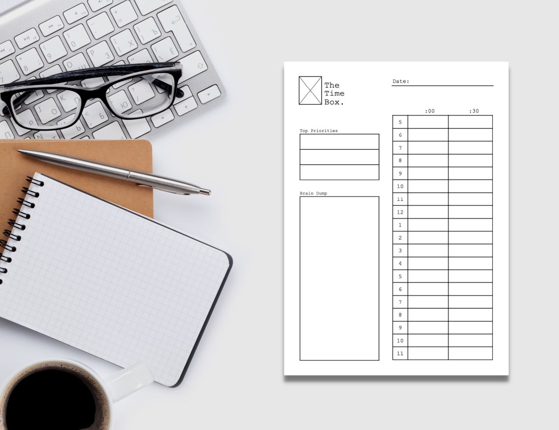 Time Boxing Planner Elon Musk's Time Blocking Method Productivity Time ...