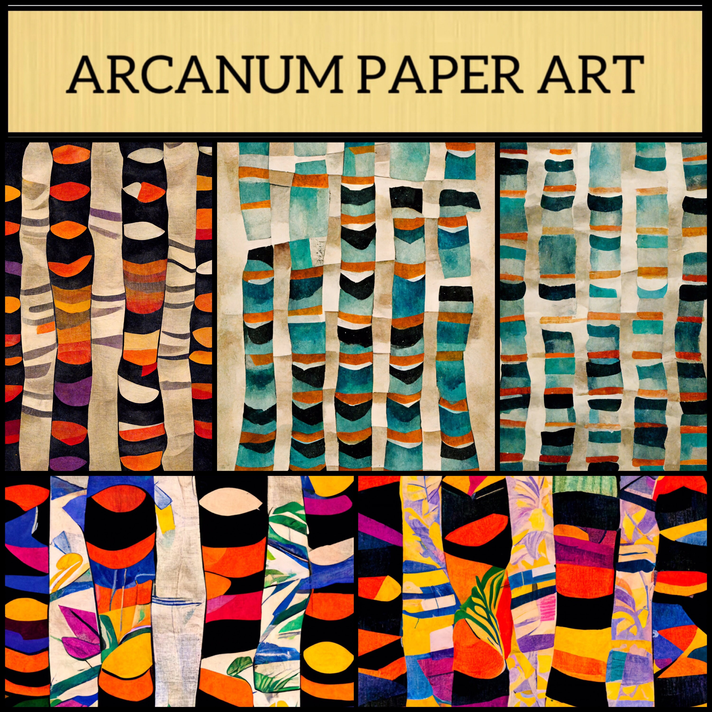 Tribal Paper Digital Paper for Collage Scrapbooking Card Making ...