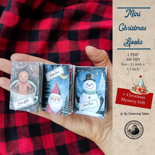 Christmas Mini Books - Etsy