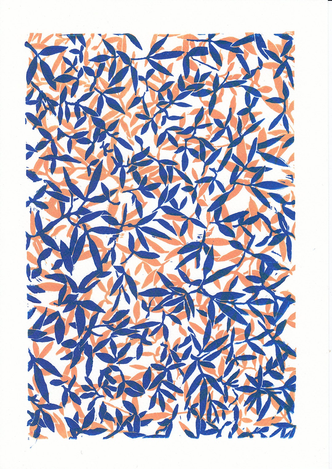 Makro 3 A4 Size Original, Limited Edition Linoprint, Macro Print Dark ...