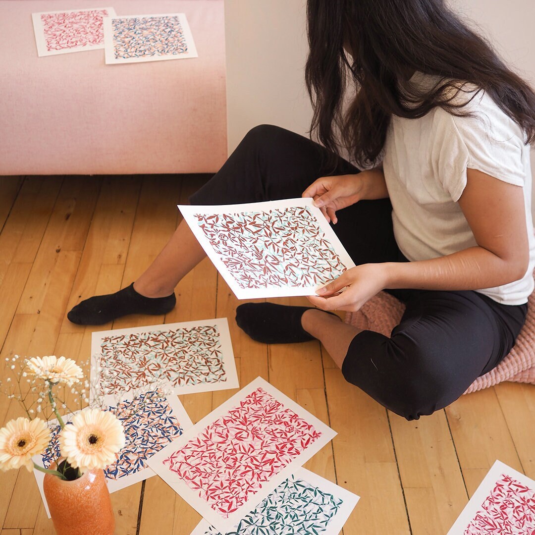 Makro 3 A4 Size Original, Limited Edition Linoprint, Macro Print ...