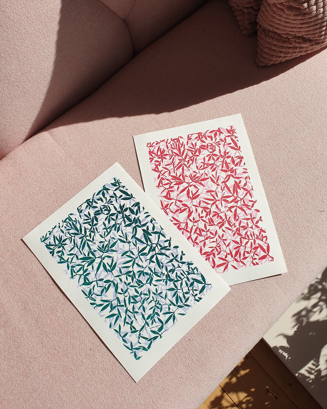 Makro 3 A4 Size Original, Limited Edition Linoprint, Macro Print Forest ...