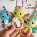 Dragon Fly Rattle Crochet Pattern, Interactive Toy Crochet Pattern ...