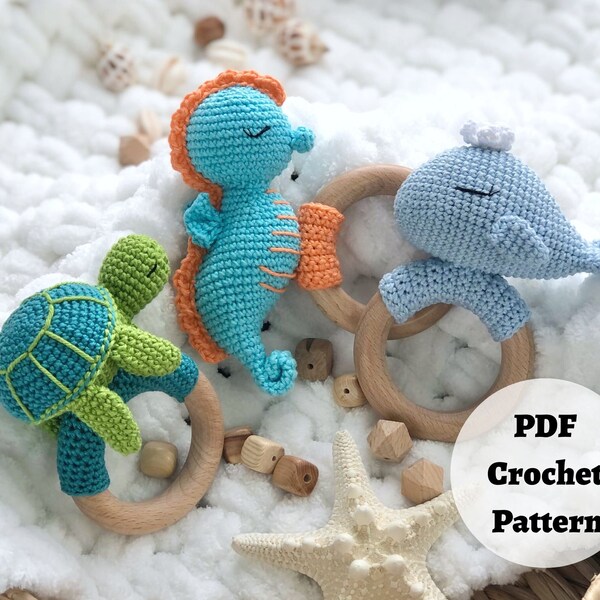 Crochet Baby Rattle - Etsy