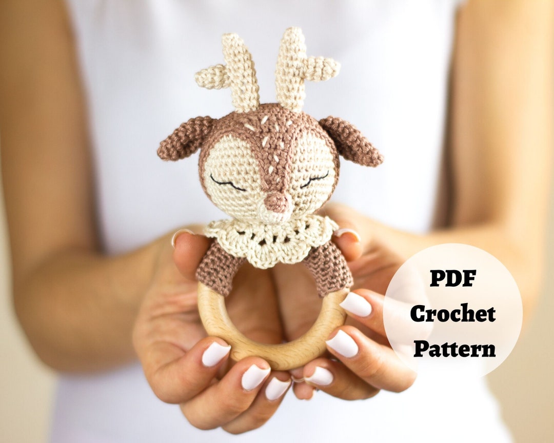 Newborn Baby Rattles Deer Animal Rattles for Baby - Etsy