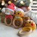 3IN1 Baby Rattles Crochet Patterns for Christmas Tree: Snowman, Santa ...