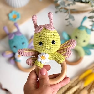Dragon Fly Rattle Crochet Pattern, Interactive Toy Crochet Pattern ...