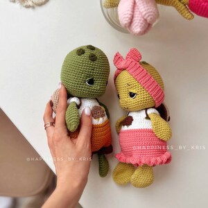 Ocean Turtle Toy Crochet Pattern, Pattern Amigurumi Crochet, Sea Turtle ...