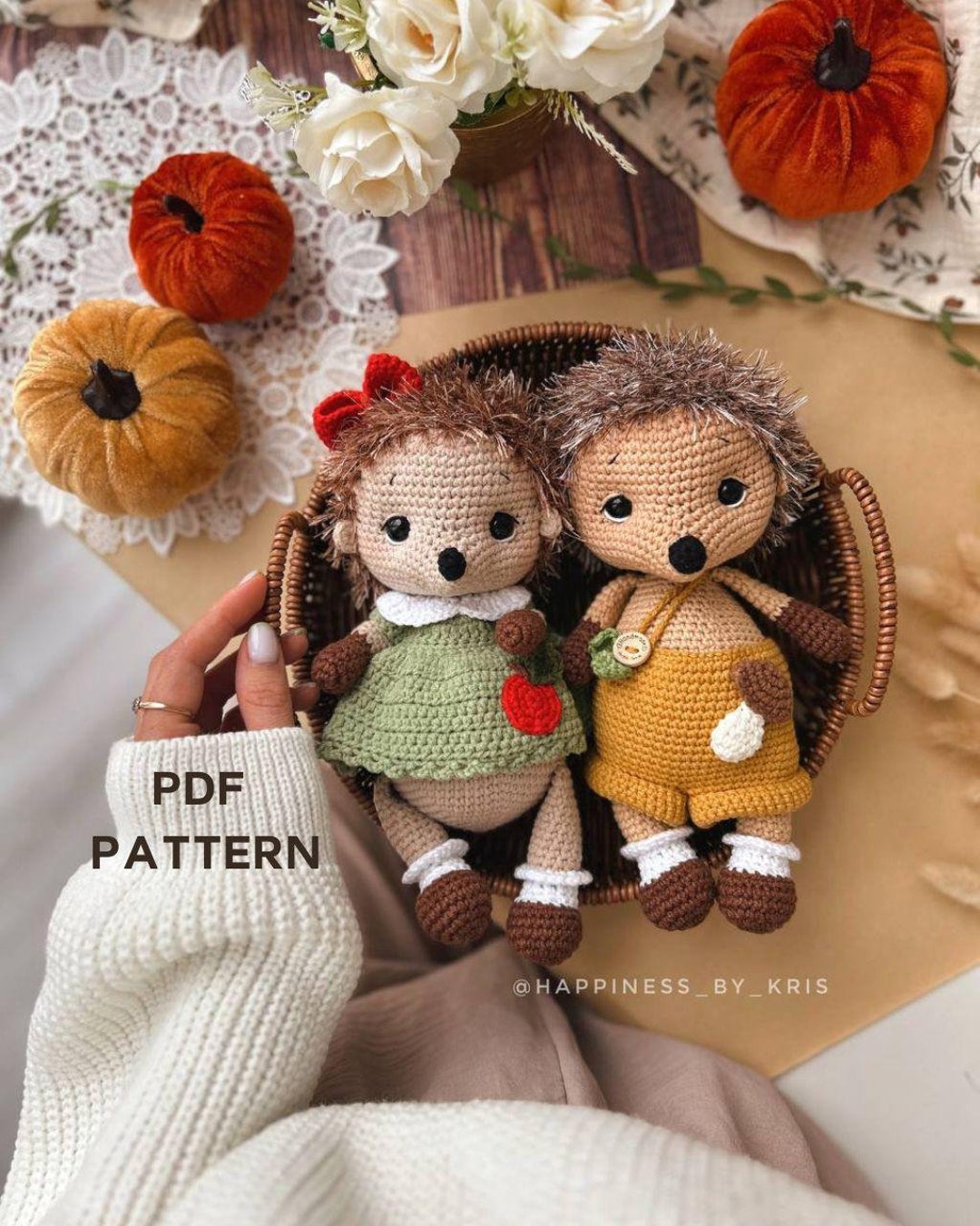 Cuddle Size Amigurumi Hedgehog, Hedgehog Crochet Pattern Cute ...