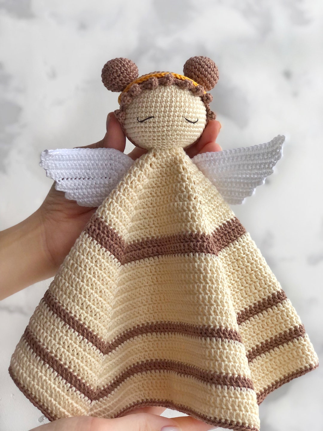 Angel Baby Comforter Crochet Pattern, Crochet Baby Lovey Angel Pattern ...