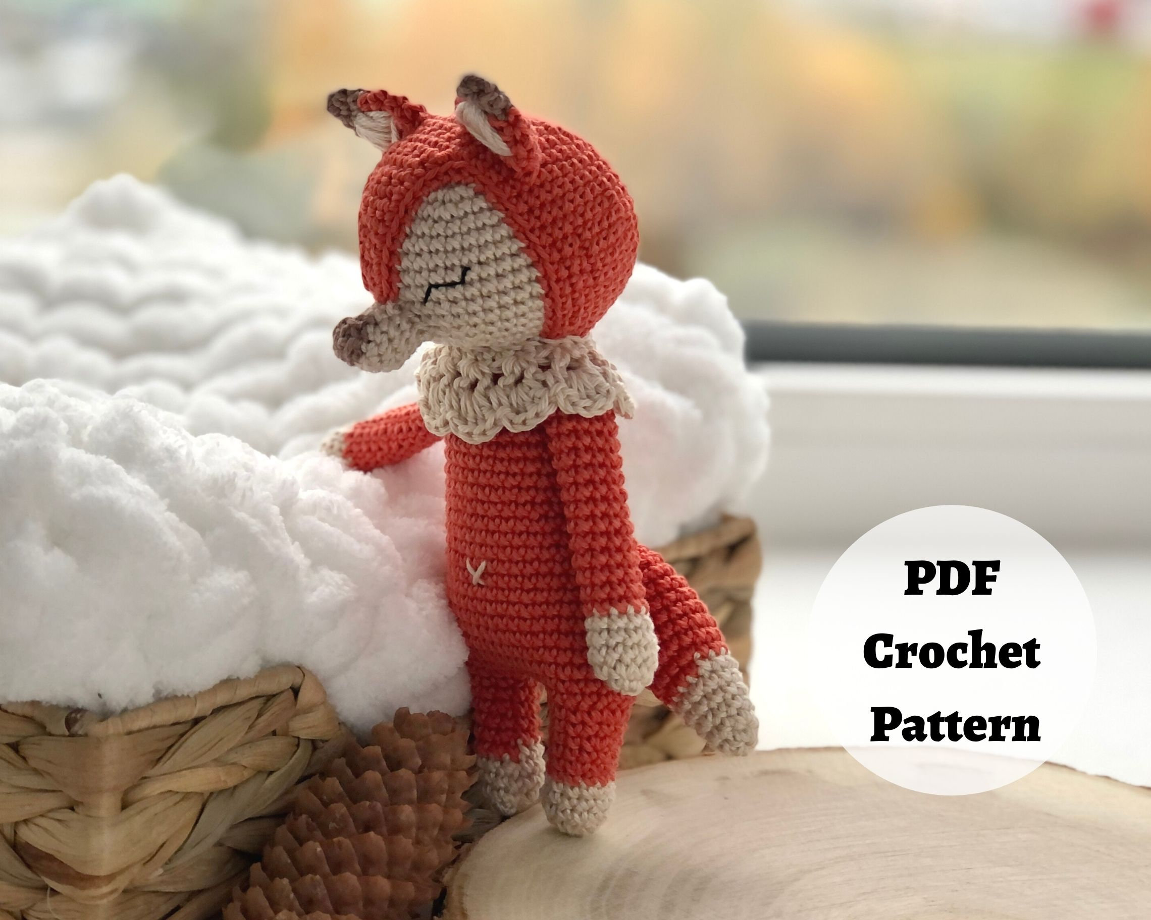 CROCHET PATTERN Amigurumi Fox Crochet Fox Pattern Amigurumi - Etsy Canada