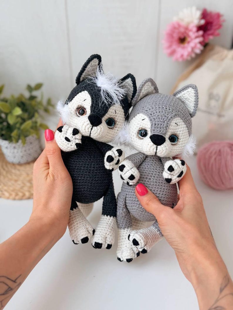 Crochet Wolf Pattern PDF – Amigurumi Wolf Doll Tutorial | Cute Woodland ...
