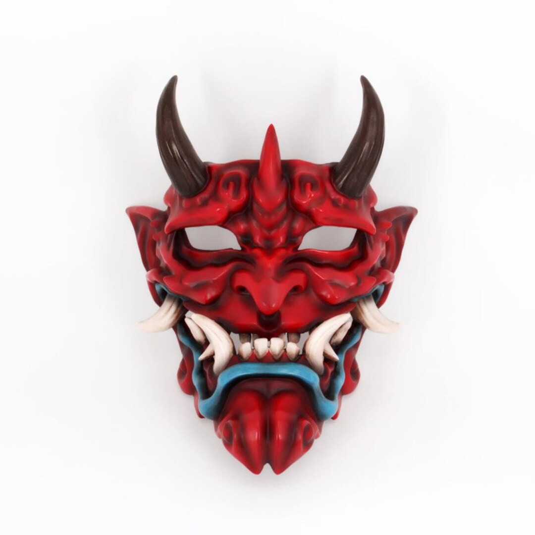 Japanese Kabuki Demon Mask