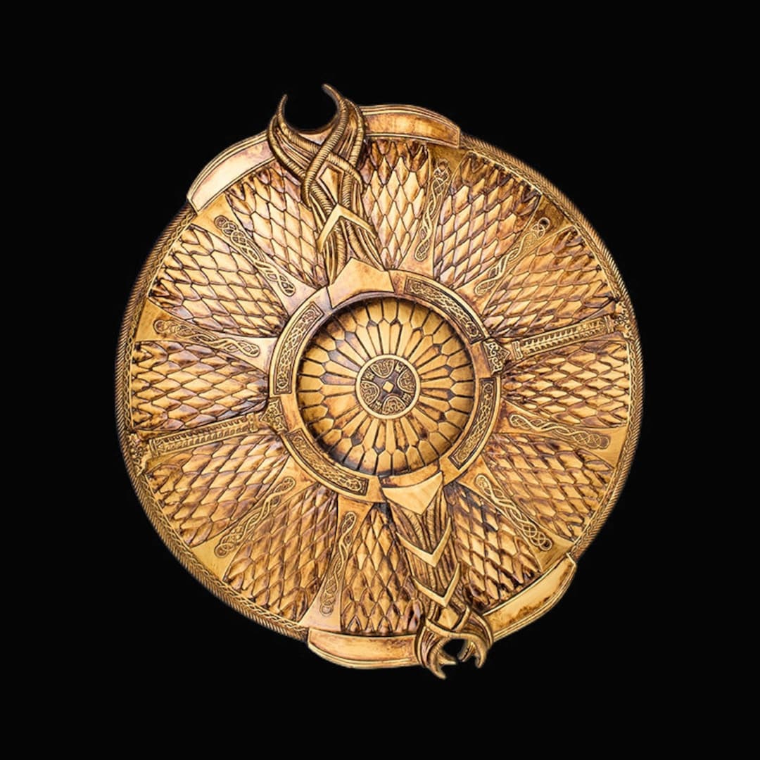 Cosplay Resin Shield Kratos Guardian Shield 1:1 Handmade - Etsy