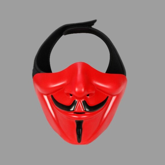 Half Face Maskwearable TPE Movie Mask Helmethalloween - Etsy
