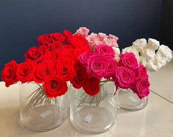 Long Stem Preserved Rose - Etsy