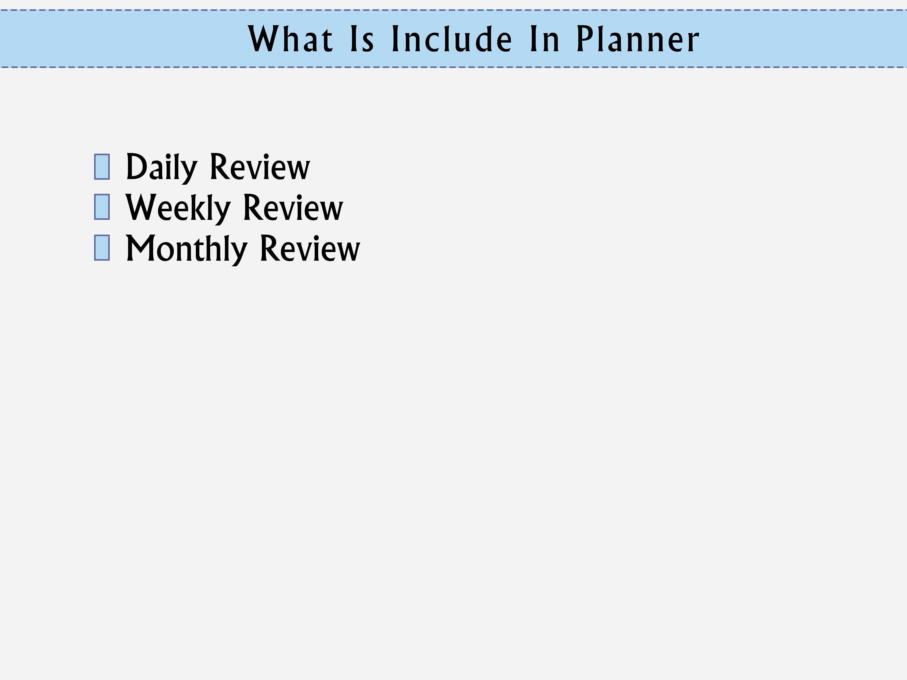 Printable Daily Review, Weekly Review Journal, Monthly Review Worksheet ...