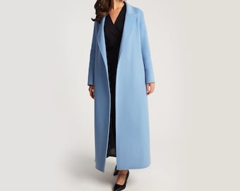 Long Light Blue Coat - Etsy