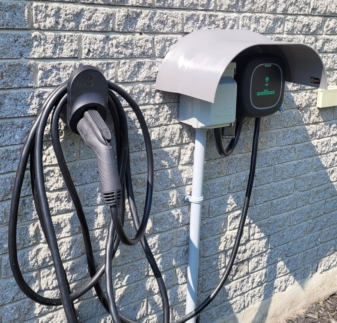 50cm Ev CHARGER CANOPY - Charger Weather Cover Against All Inclement ...