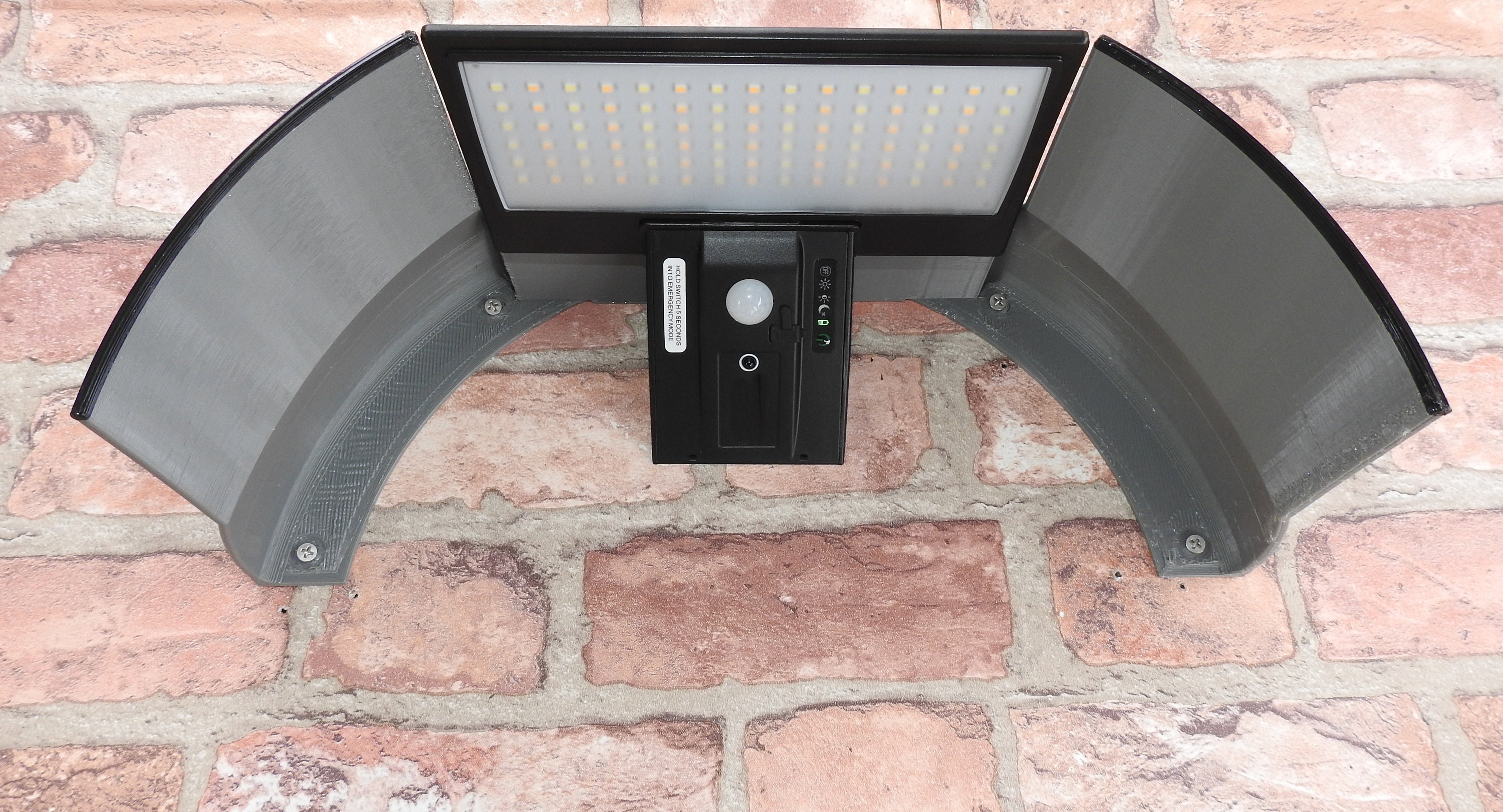 37cm Ev CHARGER CANOPY With 90 LED Motion Solar Light - Charger Weather ...