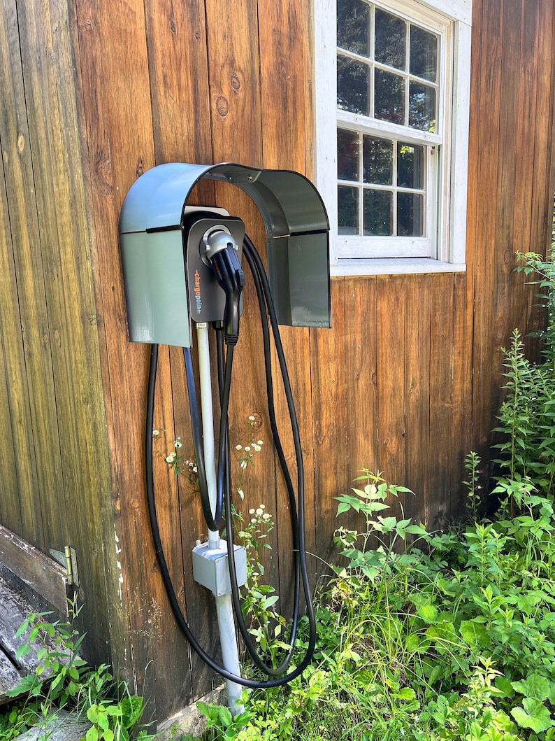 50cm Ev CHARGER CANOPY - Charger Weather Cover Against All Inclement ...