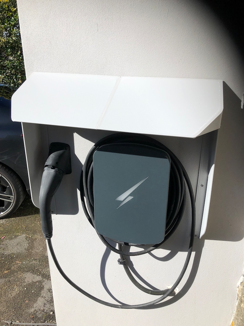 60cm Flat Top EV Charger Canopy With Skirts Which Effectively Shade the ...