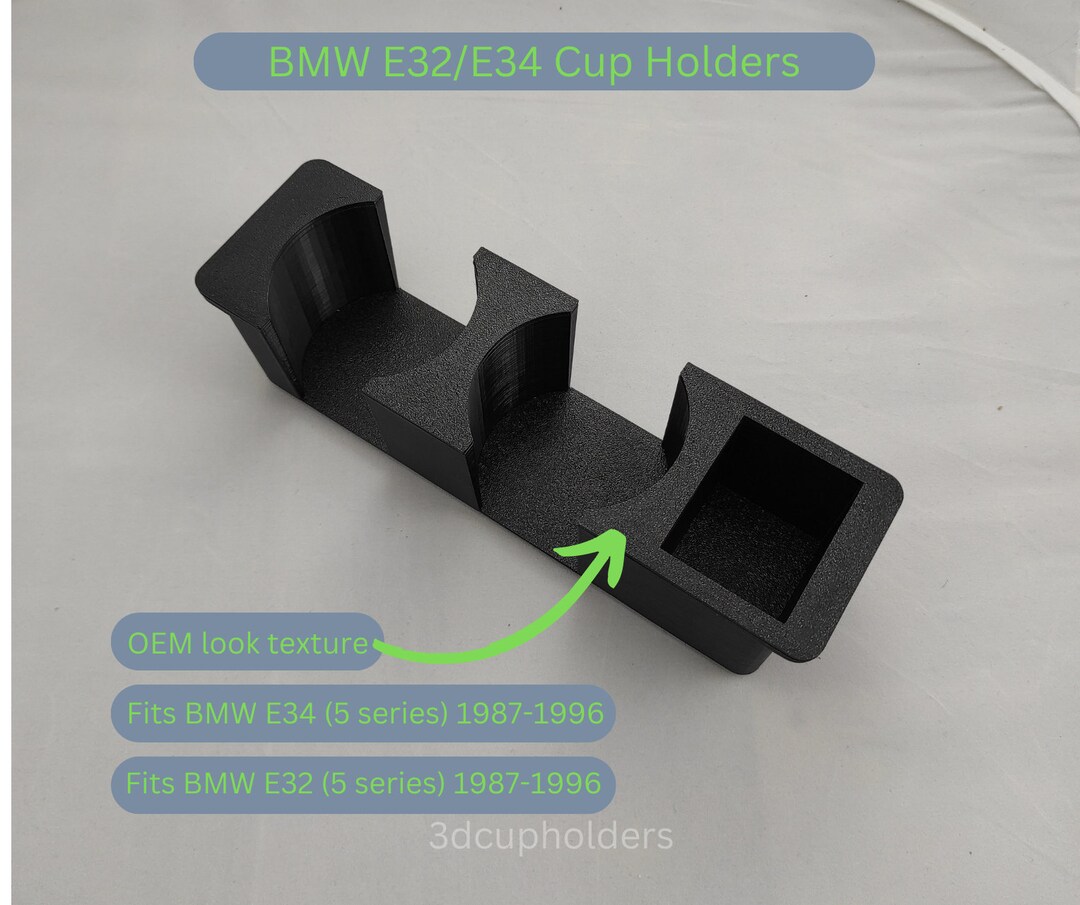 BMW E34 Cup Holders OEM Look Texture - Etsy UK