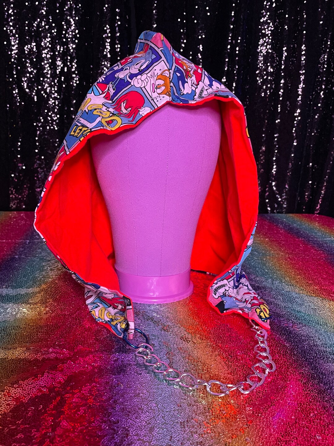 Orange Rave Sensory Hood - Etsy