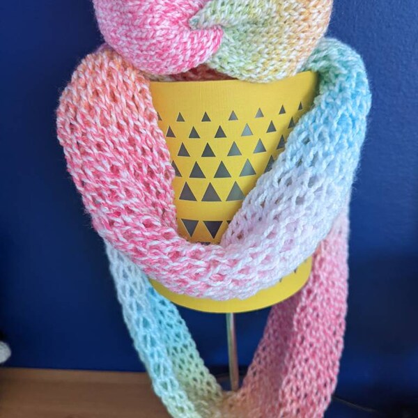 Drop Stitch Scarf - Etsy